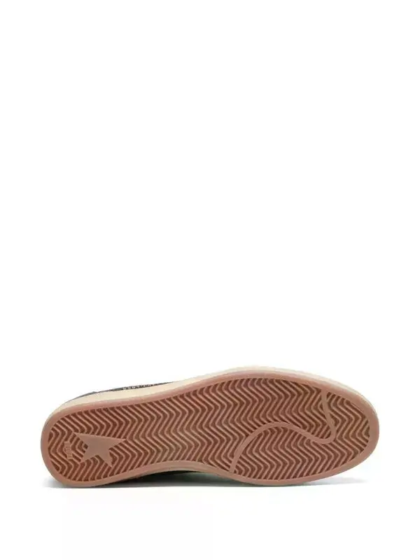 GOLDEN GOOSE Ball Star Sneakers In Perforated Suede - Blue