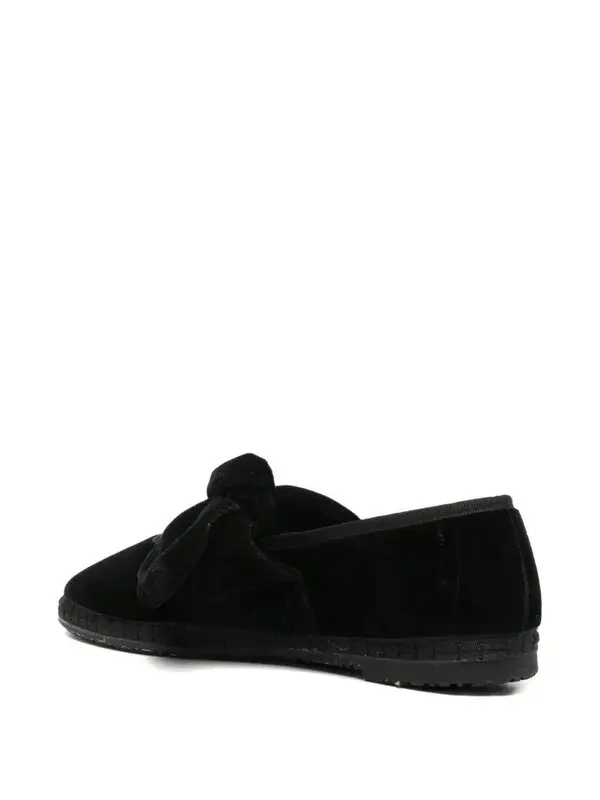 FLABELUS Lyra Bow-detail Ballet Flats
