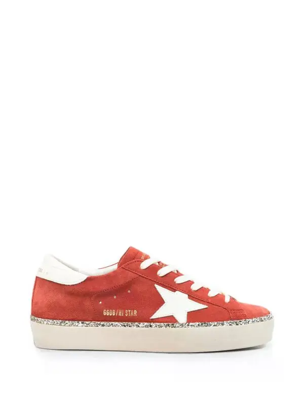 GOLDEN GOOSE Hi Star Sneakers - Red