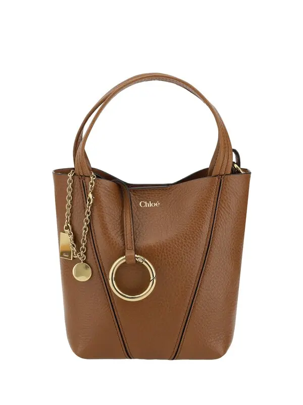 Chloé Spin Shoulder Bag - Brown