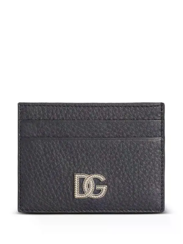 Dolce & Gabbana Calfskin Card Holder With Logo