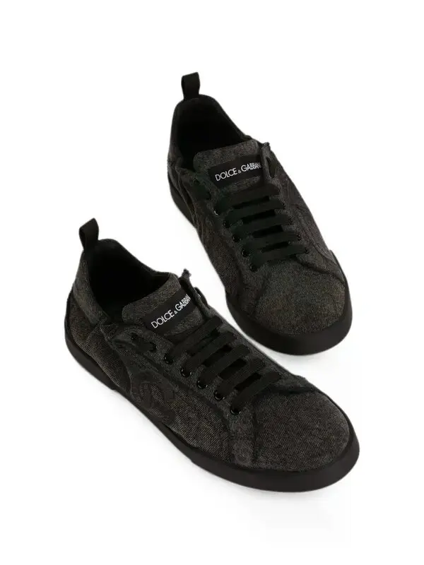 Dolce & Gabbana Portofino Denim Sneakers