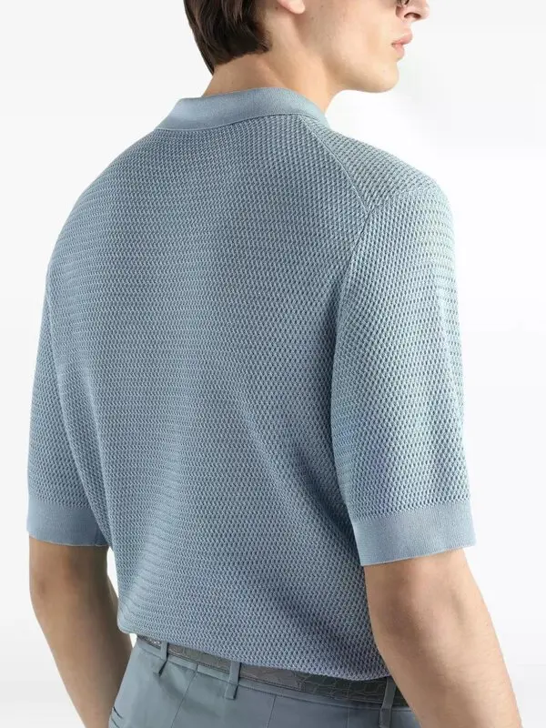 Dolce & Gabbana Silk Polo Shirt