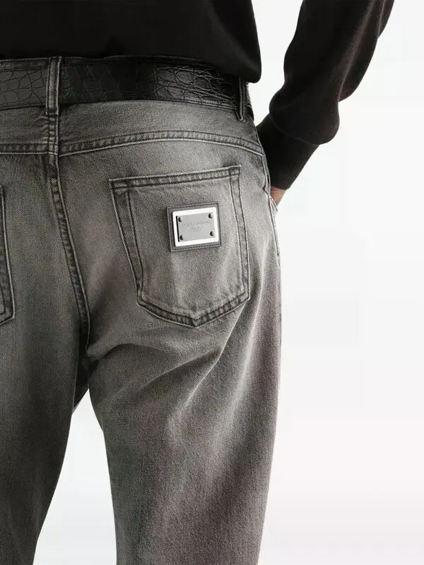 Dolce & Gabbana Logo Plaque Jeans