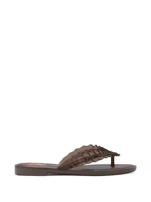 GANNI X Melissa Ruffled-strap Flip-flops