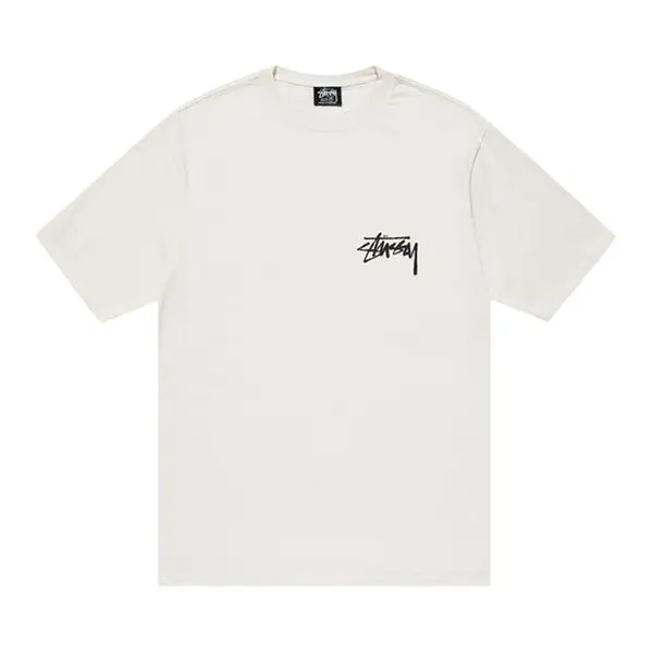 StÜssy Read Em' N' Weep Pigment Dyed Tee - White