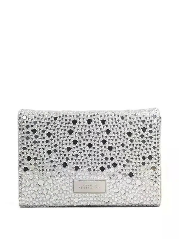 TWENTY FOURHAITCH Barceloneta Crystal-embellished Clutch Bag