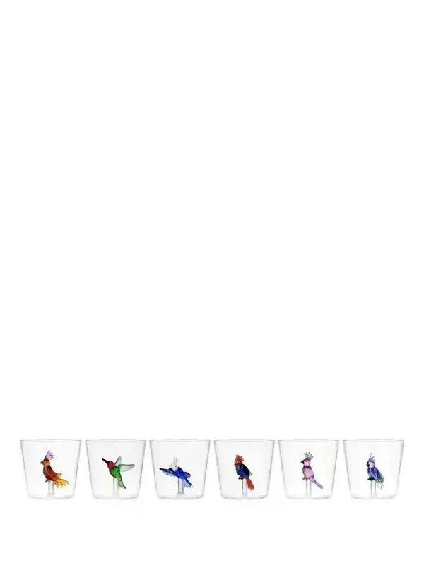 ICHENDORF MILANO Talking Trees Glass Tumblers - Multicolour