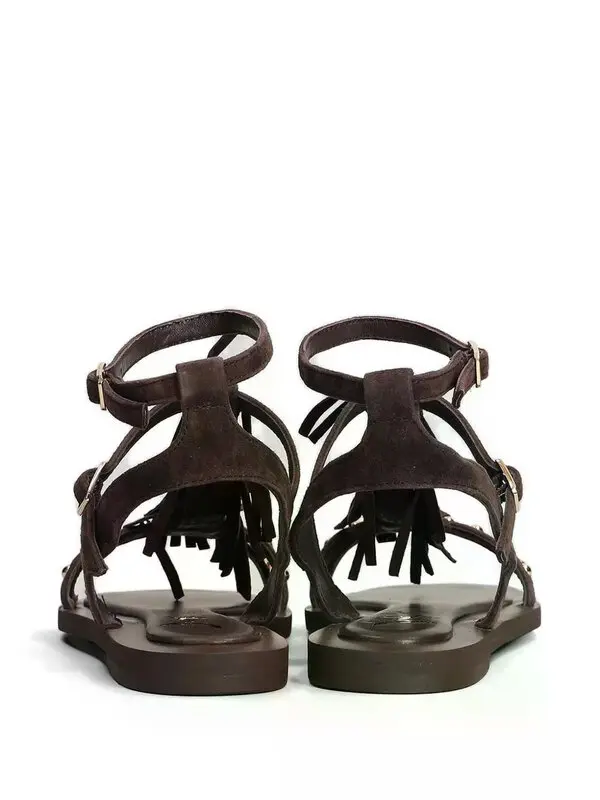 MARC ELLIS Fringe Detail Flat Sandals