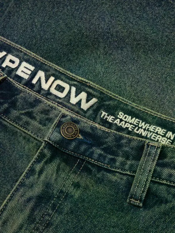 AAPE BY *A BATHING APE Logo Patch Carpenter Shorts