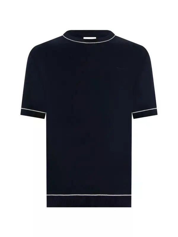 Gant Tipped Short-sleeve T-shirt - Blue