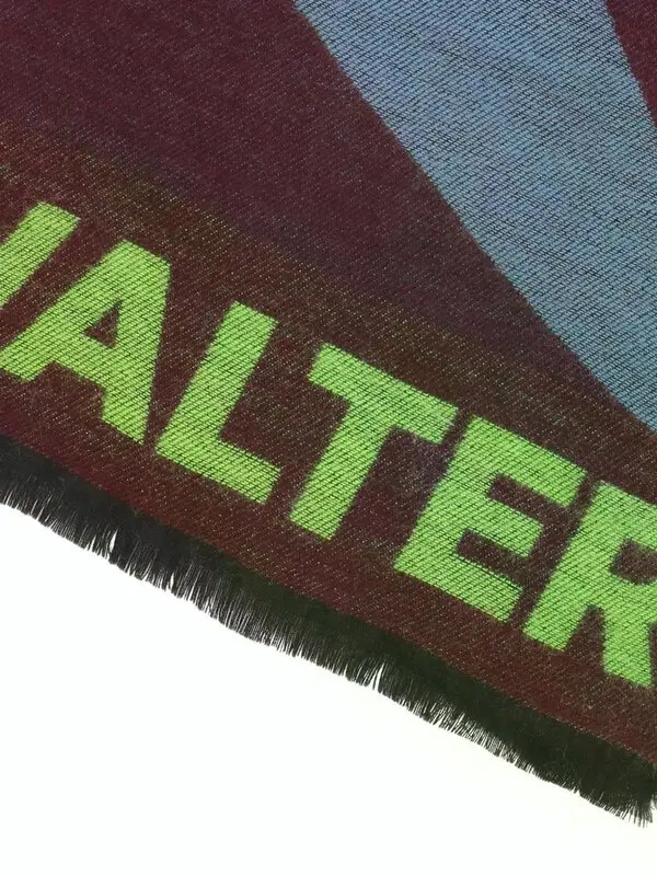 WALTER VAN BEIRENDONCK Graphic-print Fringed Scarf