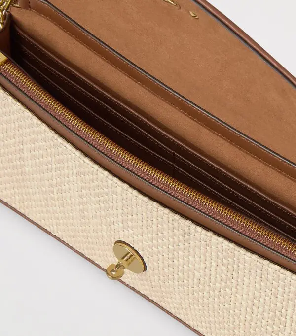 Mulberry Raffia Darley Clutch Bag - Neutral