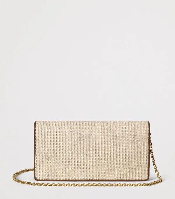 Mulberry Raffia Darley Clutch Bag - Neutral