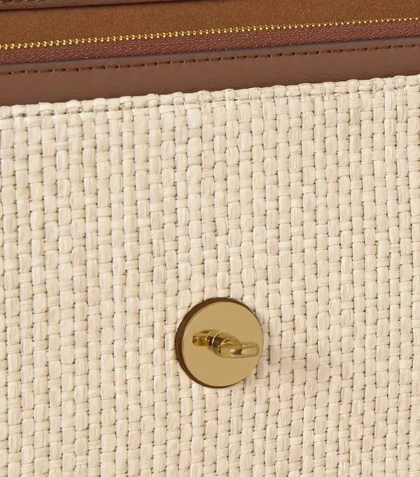 Mulberry Raffia Darley Clutch Bag - Neutral