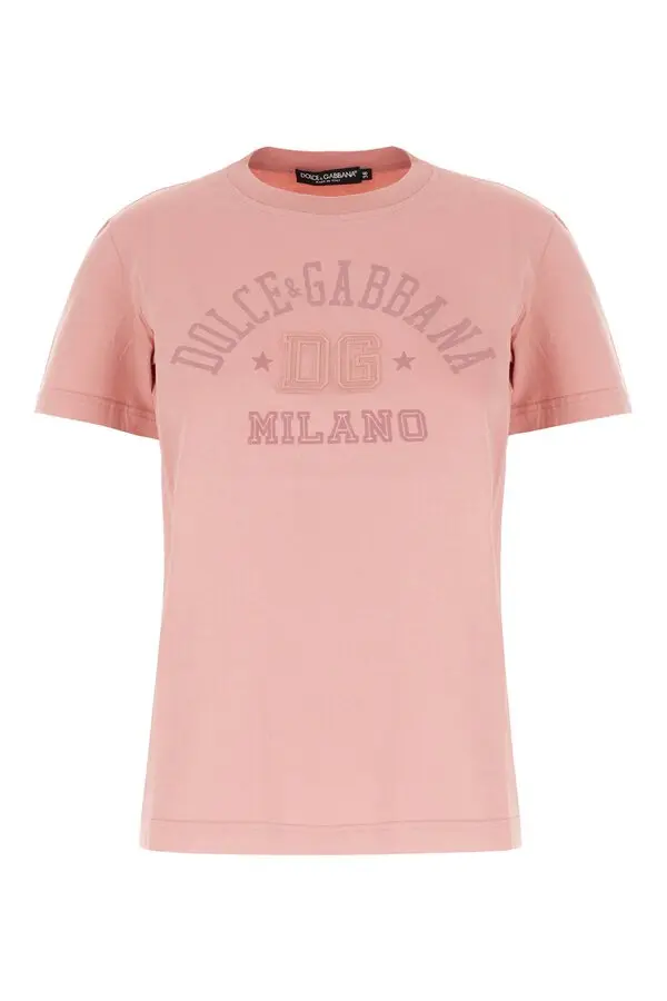 Dolce & Gabbana Embossed Logo T-shirt - Multicolor