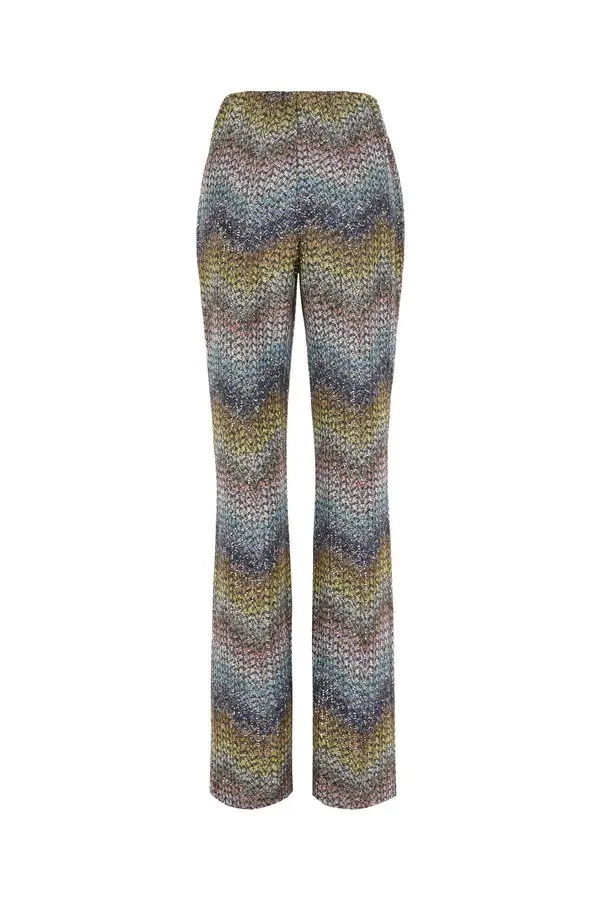 Missoni Zigzag Knit Trousers - Multicolor