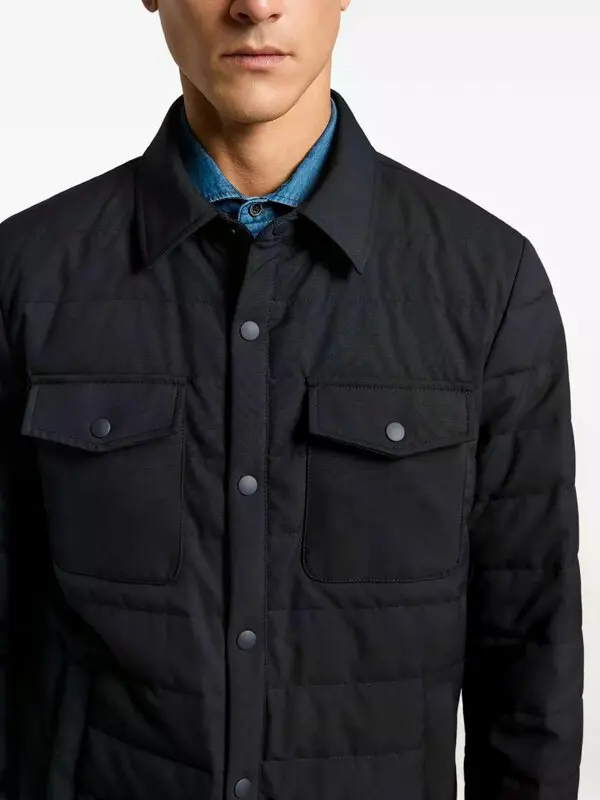 Peserico Quilted Chest-pocket Jacket