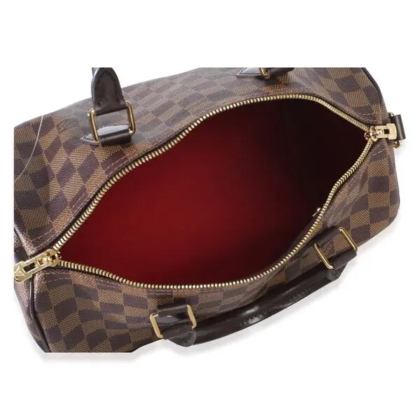 LOUIS VUITTON Damier Ebene Speedy Bandouliere 30 - Brown