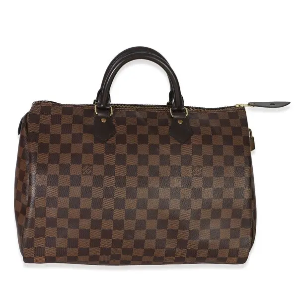 LOUIS VUITTON Damier Ebene Canvas Speedy 35 - Brown