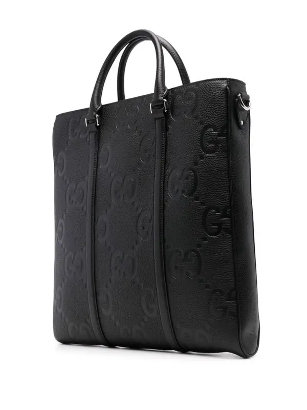 Gucci Gg Supreme Embossed Leather Tote Bag