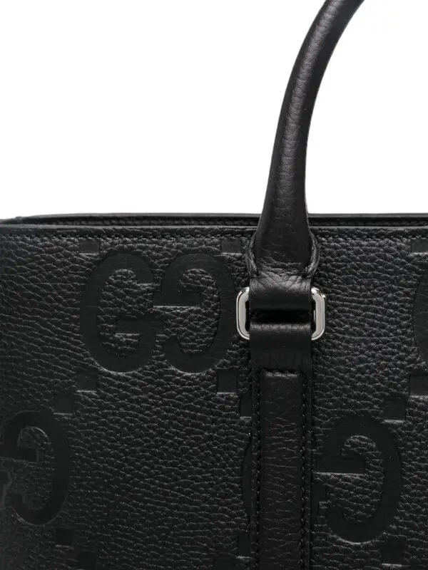 Gucci Gg Supreme Embossed Leather Tote Bag