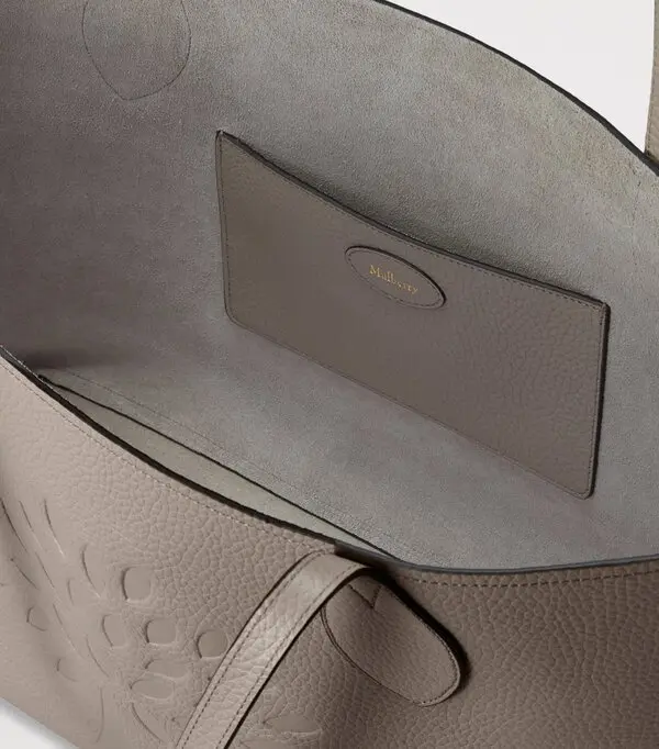 Mulberry Leather Tree Tote Bag - Neutral