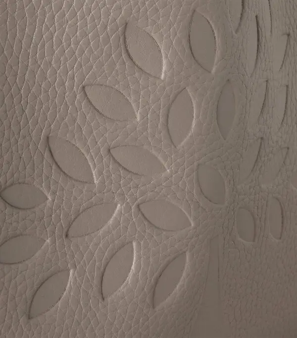 Mulberry Leather Tree Tote Bag - Neutral