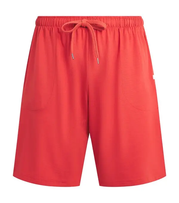 Derek Rose Micromodal Basel Sweatshorts - Red