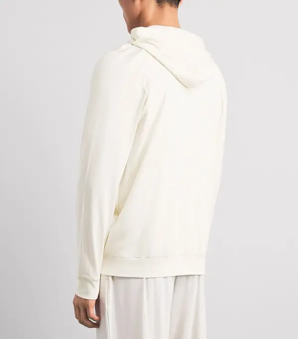 Derek Rose Micromodal Full Zip Hoodie - Neutral