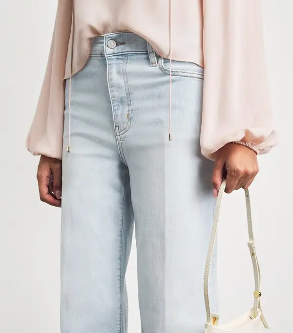 FRAME Le Slim Palazzo Wide-leg Jeans - Blue