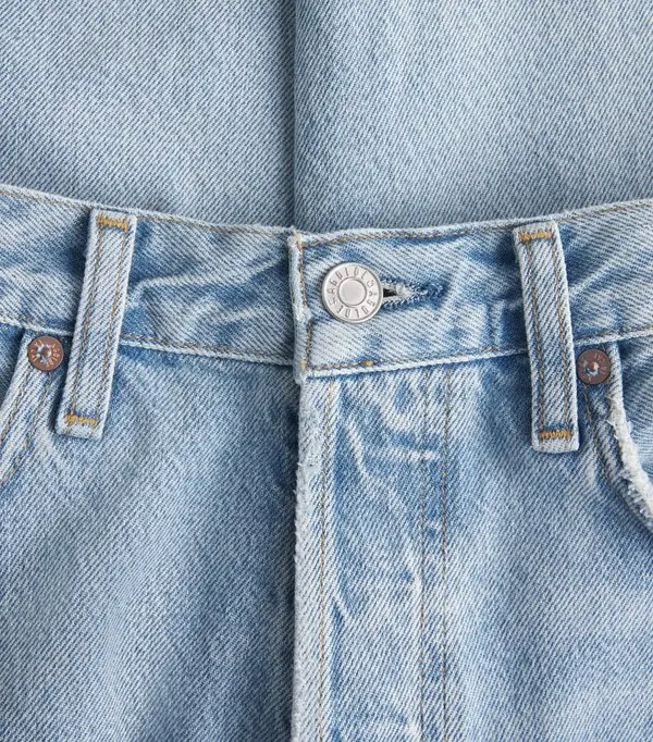 AGOLDE Luna Pierced Tapered Jeans - Blue