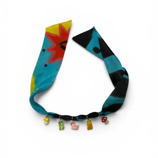TASH AND LEY Charm Necklace - Blue