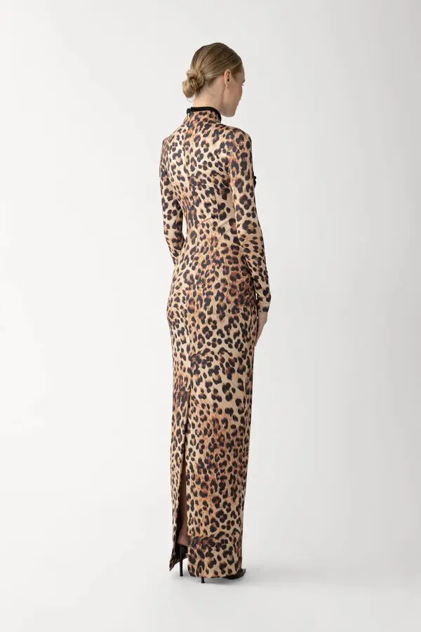 SAU LEE Irene Print Maxi Dress