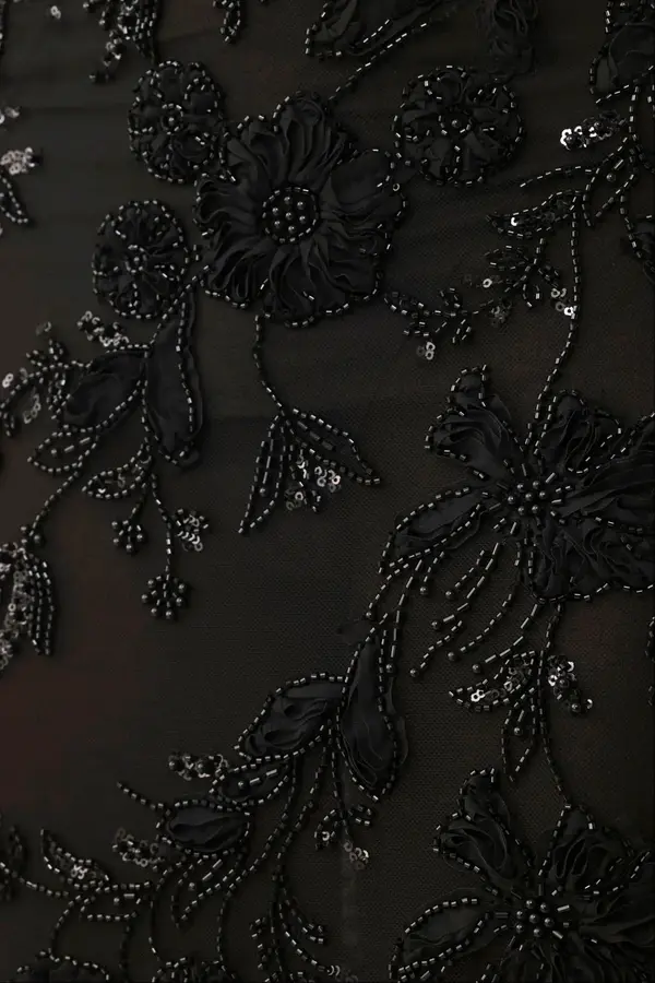SAU LEE Sammie Dress Sequined Mesh