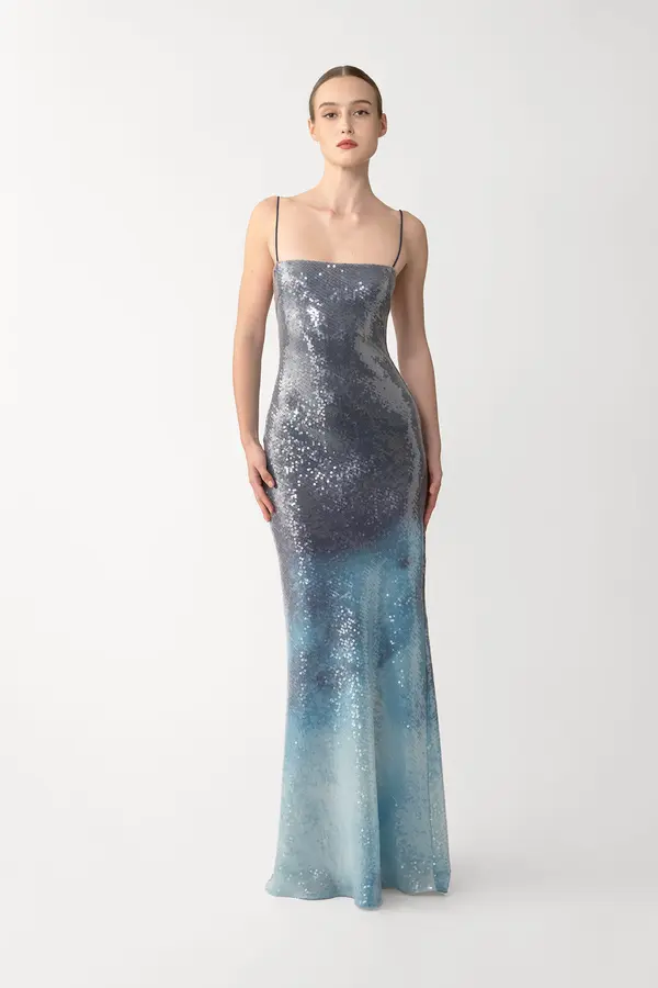 SAU LEE Melrose Sequin Gown