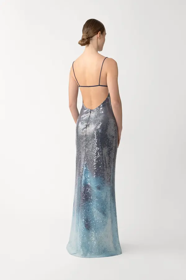SAU LEE Melrose Sequin Gown