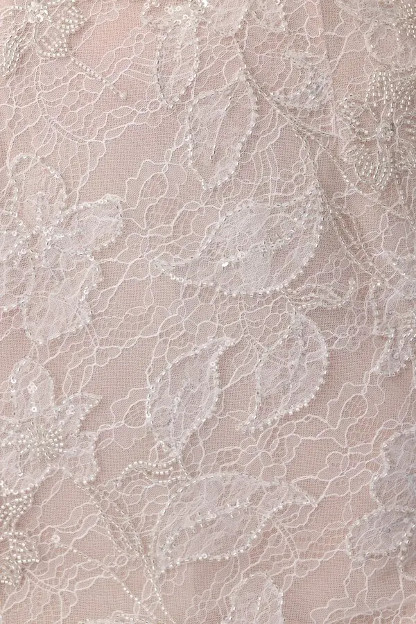 SAU LEE Donna Lace Mini Dress