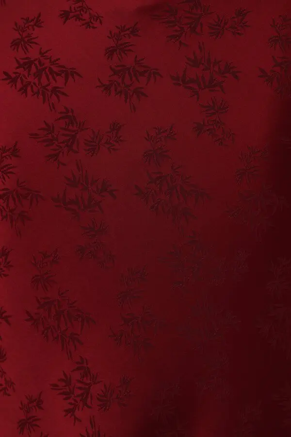 SAU LEE Ren Satin Jacquard Top