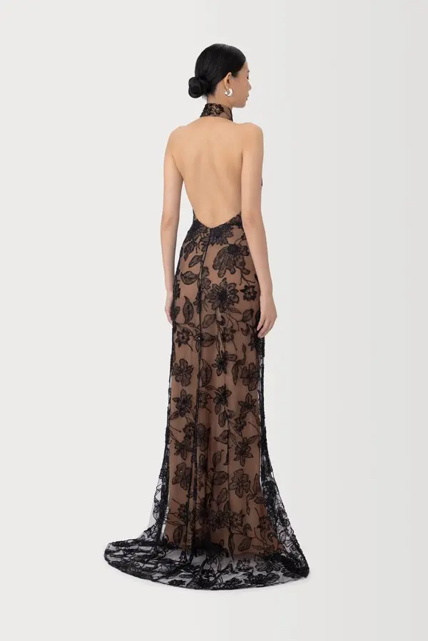 SAU LEE Adelaide Embellished Gown