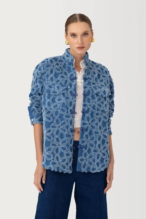 SAU LEE Enzo Tang Denim Jacket