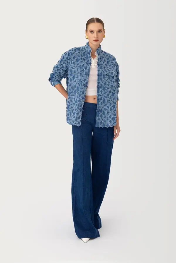 SAU LEE Enzo Tang Denim Jacket