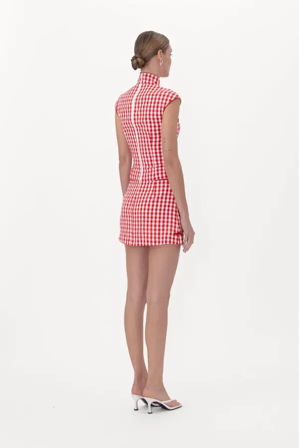 SAU LEE Zoe Mini Skirt