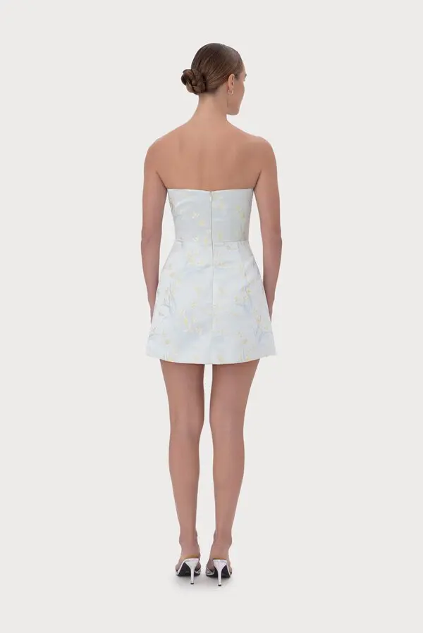 SAU LEE Nina Strapless Mini Dress