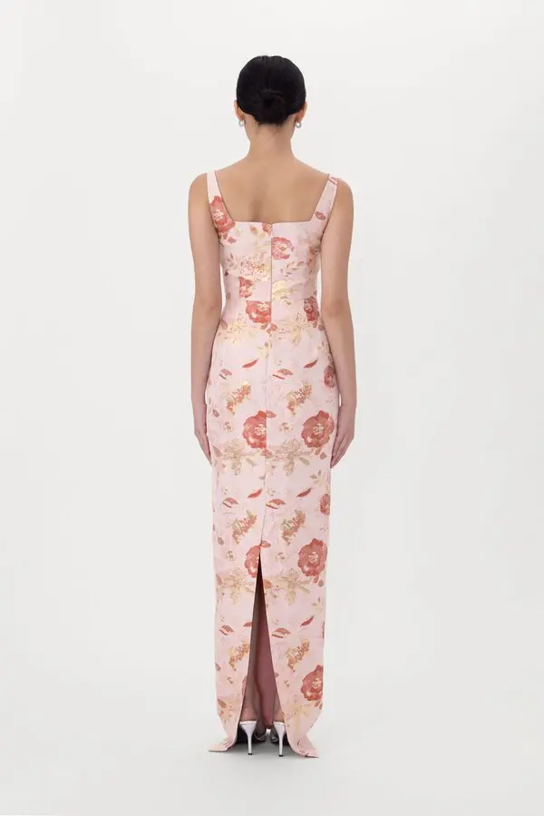 SAU LEE Eileen Jacquard Gown