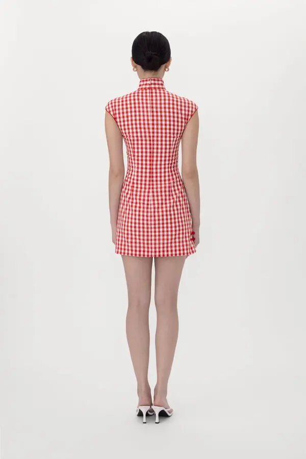 SAU LEE Alora Mini Cheongsam Dress