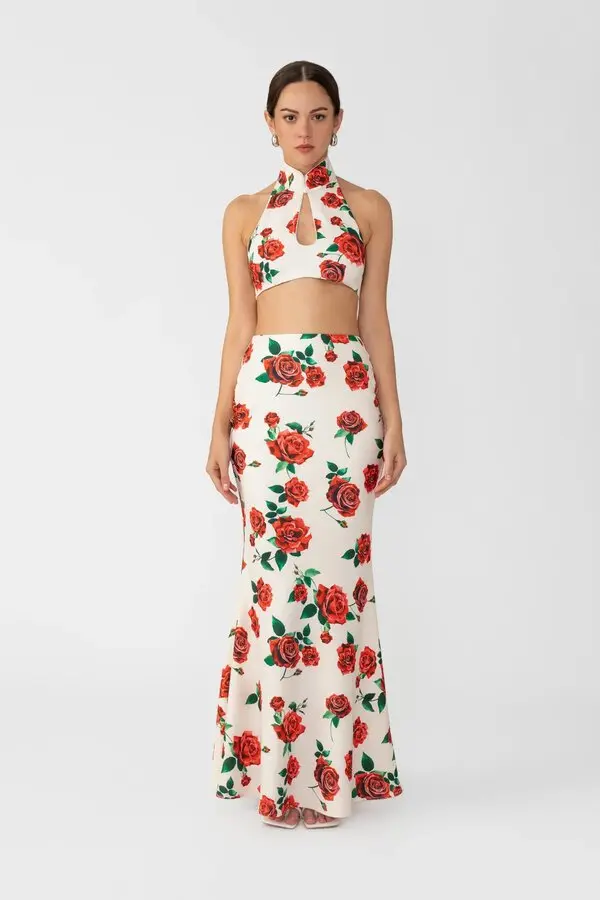 SAU LEE Riley Rosa Skirt
