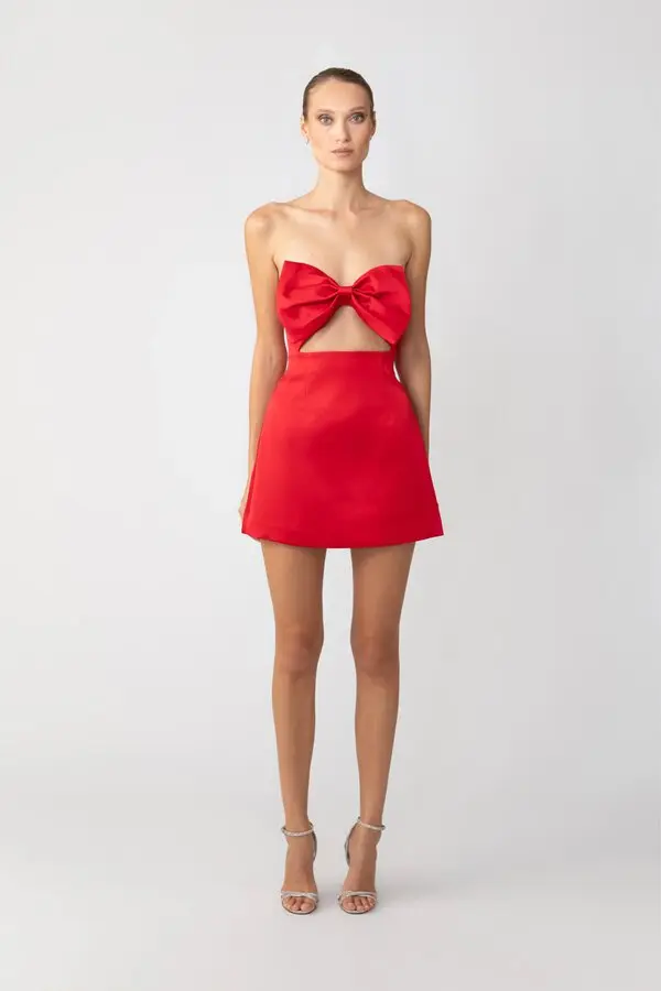 SAU LEE Ella Strapless Mini Dress