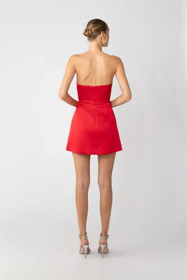 SAU LEE Ella Strapless Mini Dress