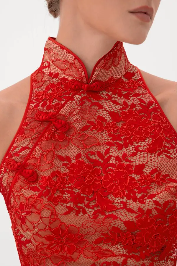 SAU LEE Marissa Gown - Red